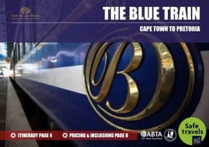 Blue Train South Africa Packages | South Africa's Blue Train